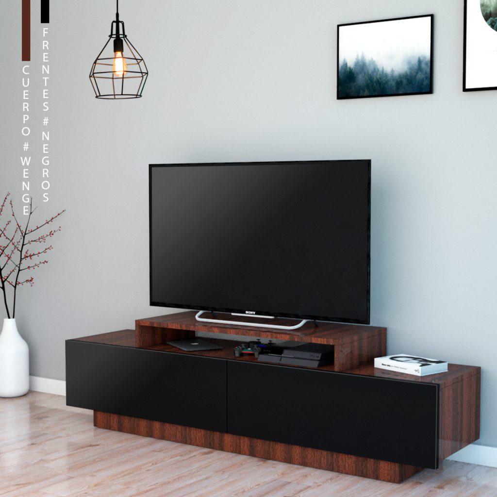 Mueble para tv – rack – 180x65x35 – Moderno minimalista «TRELEW ...