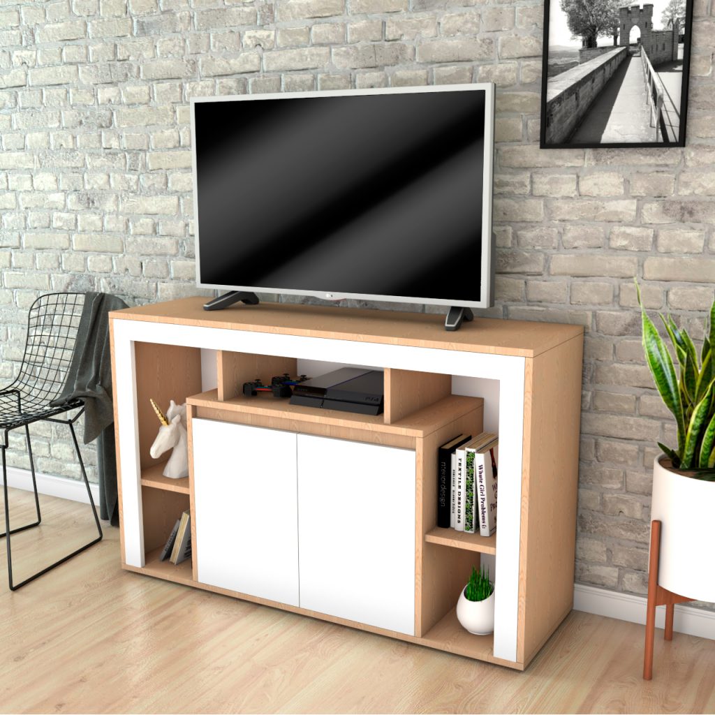 Rack Tv Minimalista Moderno Berlin – Muebles Juligon